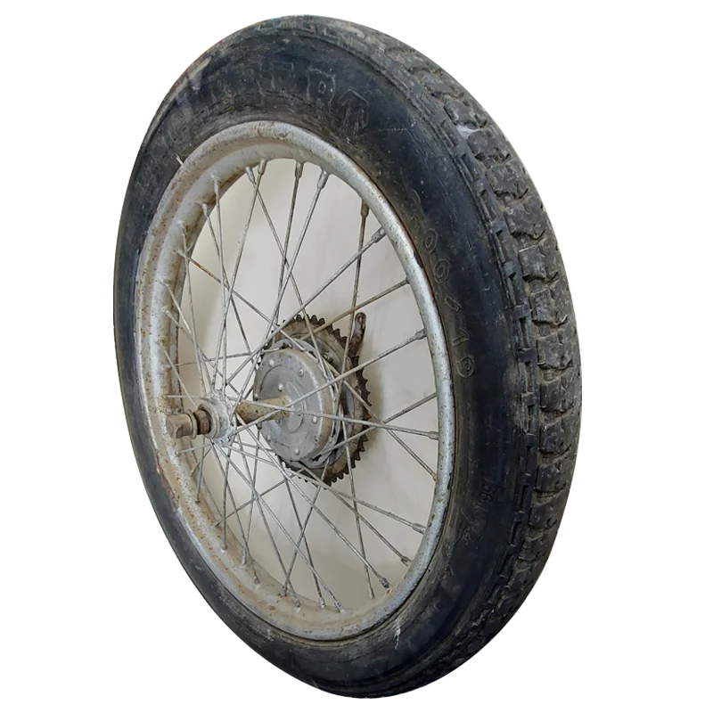 Wheel rear for motos Gnôme Rhône 125cm³ types R3, R4.